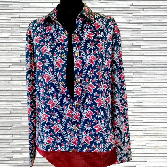 Jackets & Coats | Upcycled Paisley Shacket | Poshmark